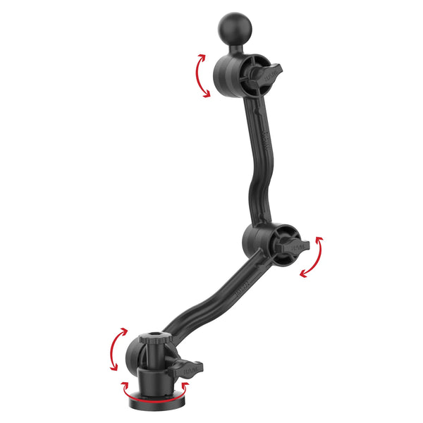 RAM® Composite Drill-Down Double Ratchet Arm with Ball - RAP-411D-114 ...