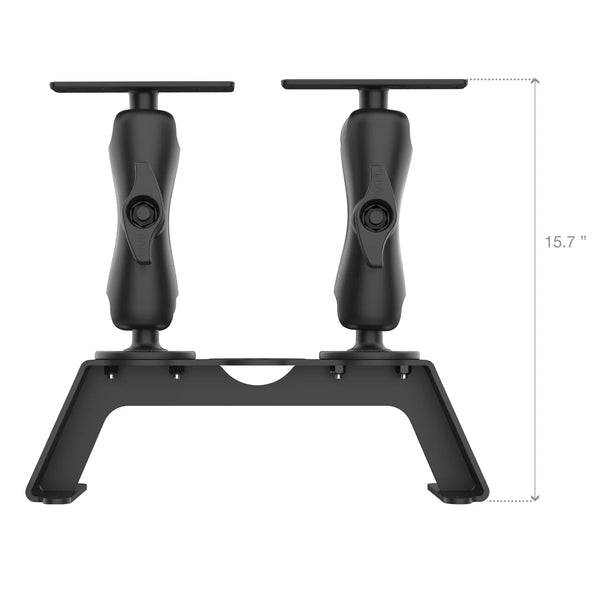 RAM® Fishfinder Deck Kit with Dual Marine Electronic Mount - RAM-FF1-D ...