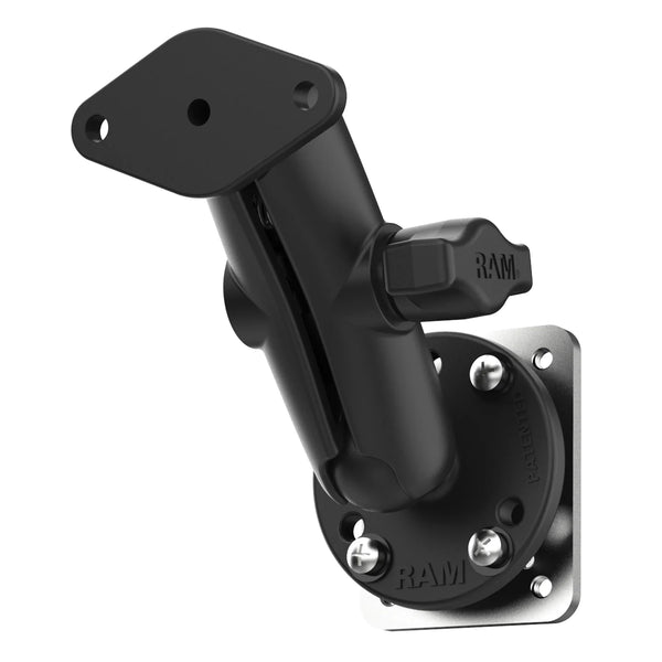 RAM® Double Ball Mount with Backing Plate & Diamond Plate - RAM-B-138U ...