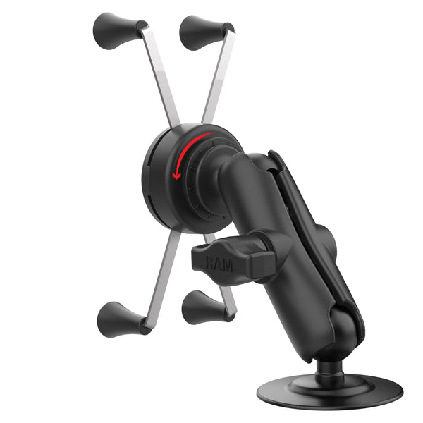 RAM® Rotating X-Grip® Large Phone Mount with Flex Adhesive Base - RAP-B ...