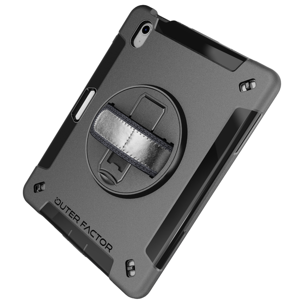 OuterFactor WorkForce Pro Case, iPad 10.9 (10th Gen), Black, Kickstand– OC Mounts