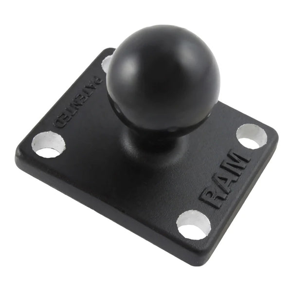 RAM® Ball Adapter with AMPS Plate and 7mm Holes - RAM-B-347U-BT | OC Mounts