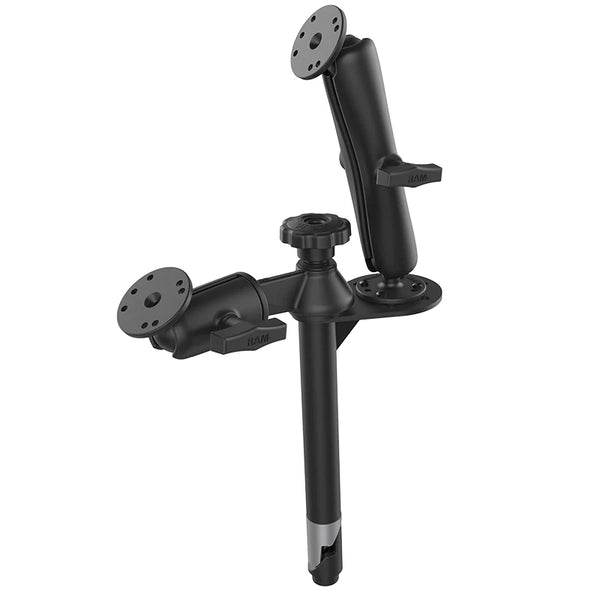 RAM® 8” Upper Pole and Double Ball Mount - RAM-VP-SW2F-8 | OC Mounts