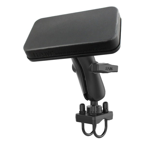 RAM® Double U-Bolt Mount with Back Rest for ATV's - RAM-101U-235Z-BR1 ...