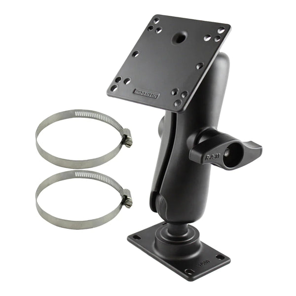 RAM® Double Ball Mount with 100x100mm VESA Plate & 50x100mm VESA Plate ...
