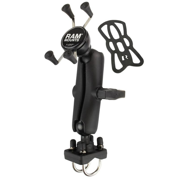 RAM® X-Grip® Double U-Bolt Mount - RAM-101U-235-UN7 | OC Mounts
