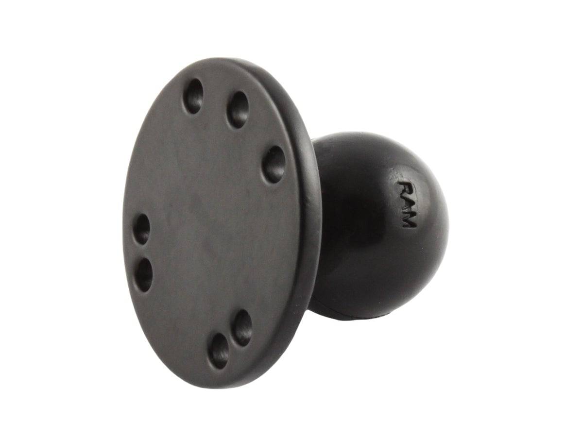 RAM 2.5" Stainless Steel Round Base with the AMPs Hole Pattern & 1.5 ...