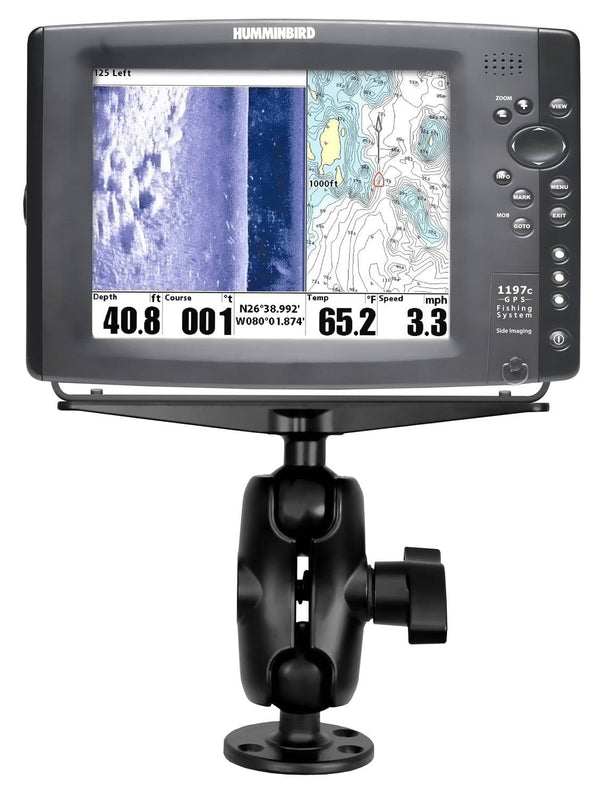 RAM D Size 2.25" Diameter Ball Mount with 11" X 3" Rectangle Plate, & 3 ...