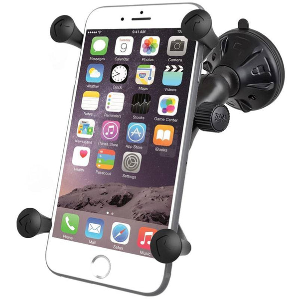 RAM® X-Grip® Large Phone Mount with Low-Profile Suction Base - RAP-B ...