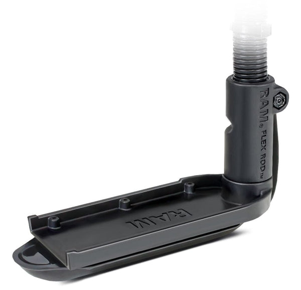 RAM Transducer Arm Mount with 18" Rigid Aluminum Rod and Open Single ...