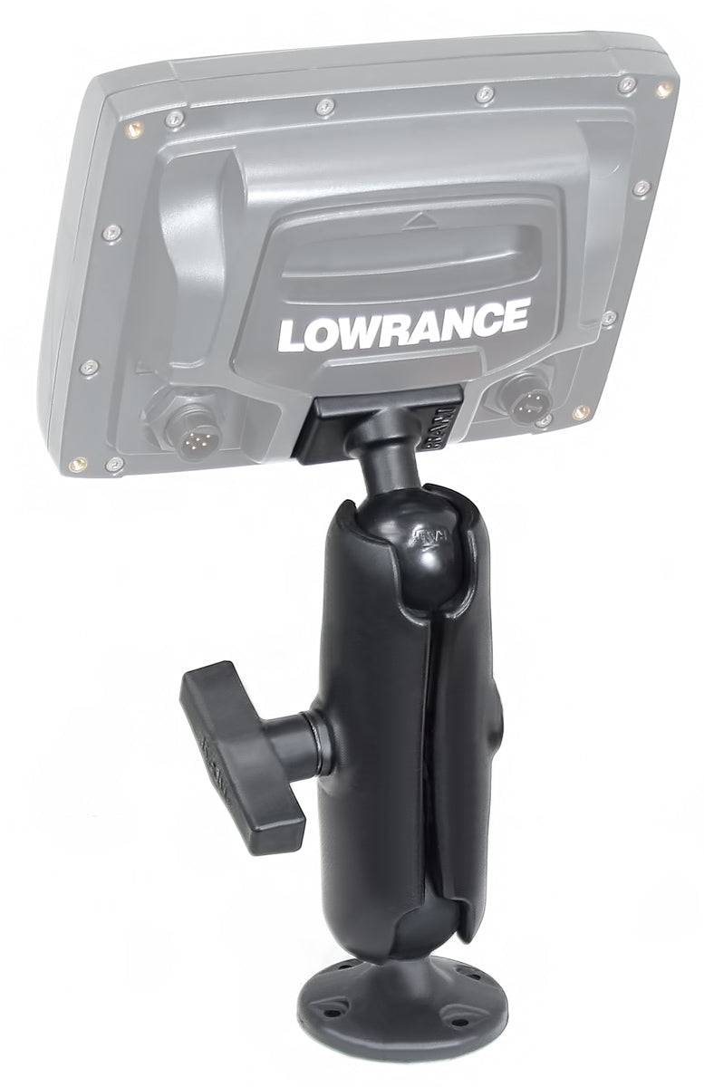 RAM® Composite Double Ball Mount for Lowrance Elite-5, Mark-5 + More ...