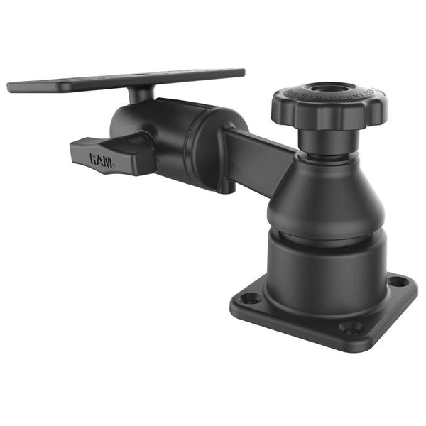 RAM® Horizontal 6" Swing Arm Mount with Swivel Ball & Socket Joint ...