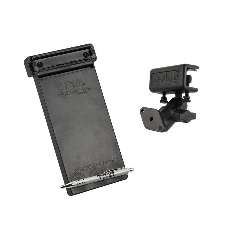 RAM® Multi-Pad™ with Glare Shield Clamp Mount - RAM-B-177-MP1U | OC Mounts