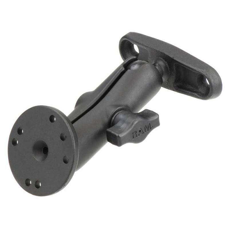 RAM® Double Ball Mount with Round Plate and 2 7/8" Hole Pattern Base ...