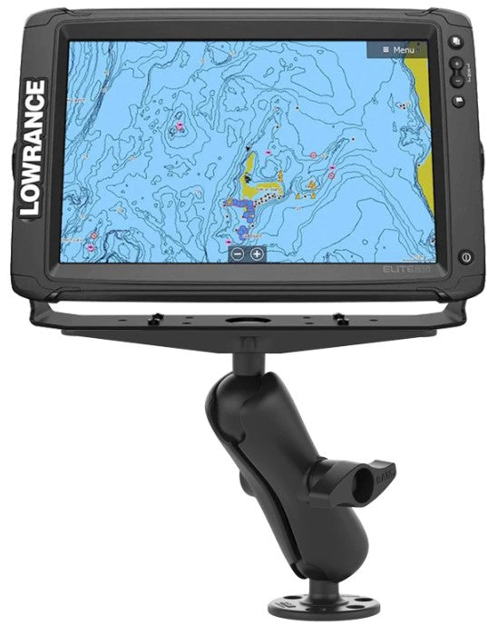 RAM Large Fishfinder / Chartplotter Mount - D Size, Medium Length - RAM ...